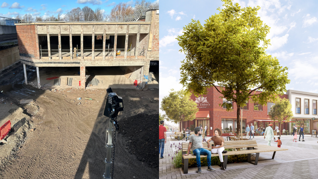 Stretford town centre development gathers pace